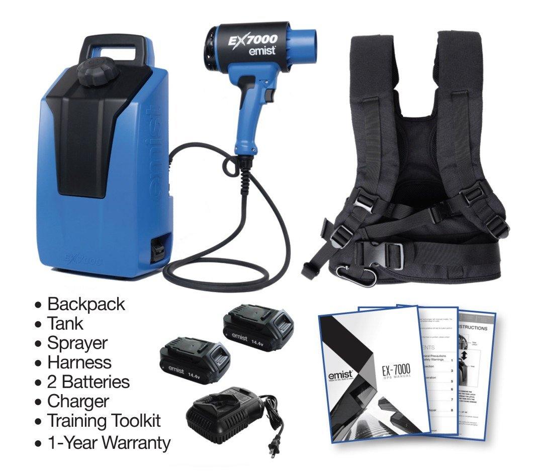 EMist EX7000 | Backpack Electrostatic Sprayer | CleanTerra